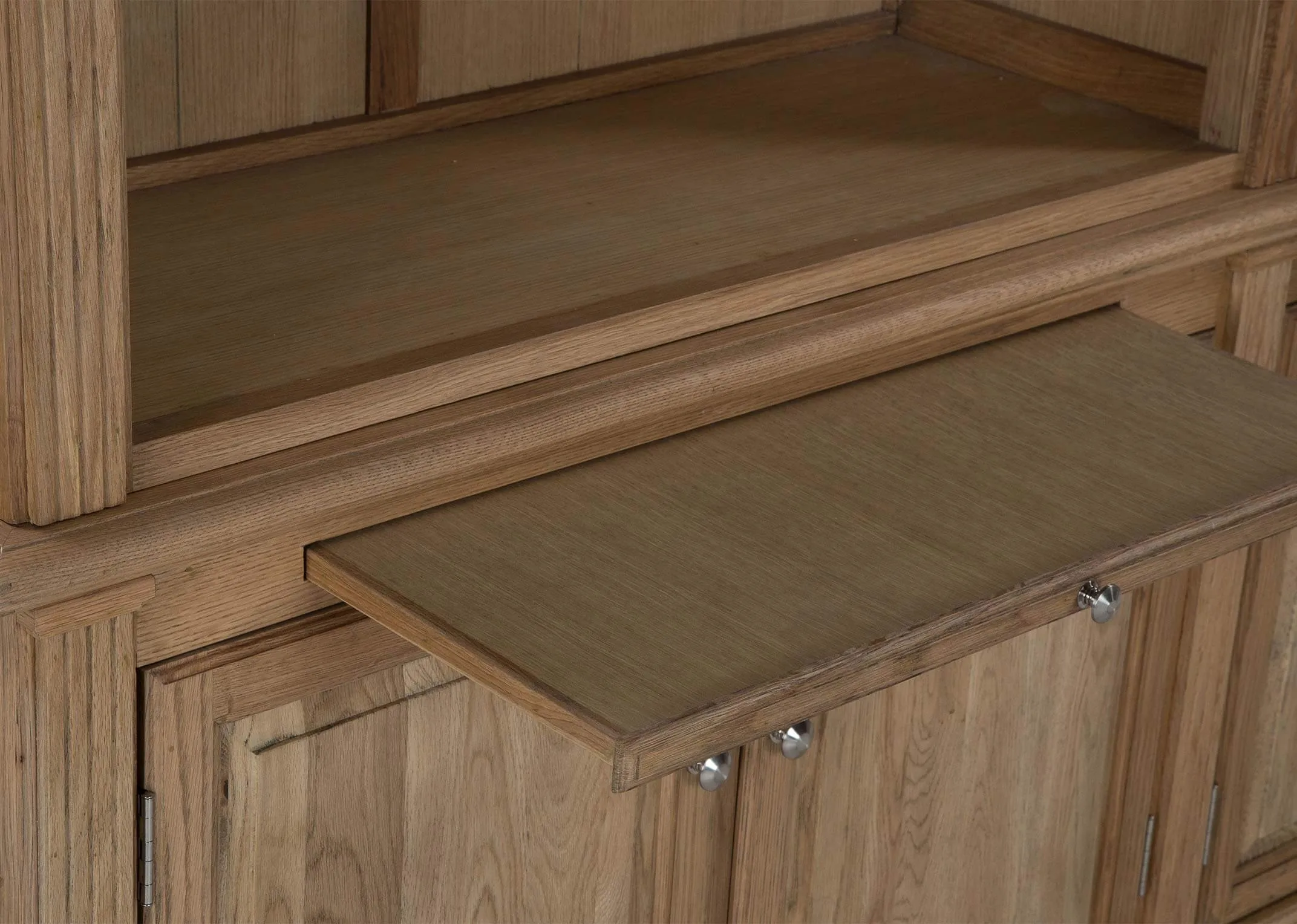 Oak Bookcase With Ladder - Iona - EZ Living Furniture