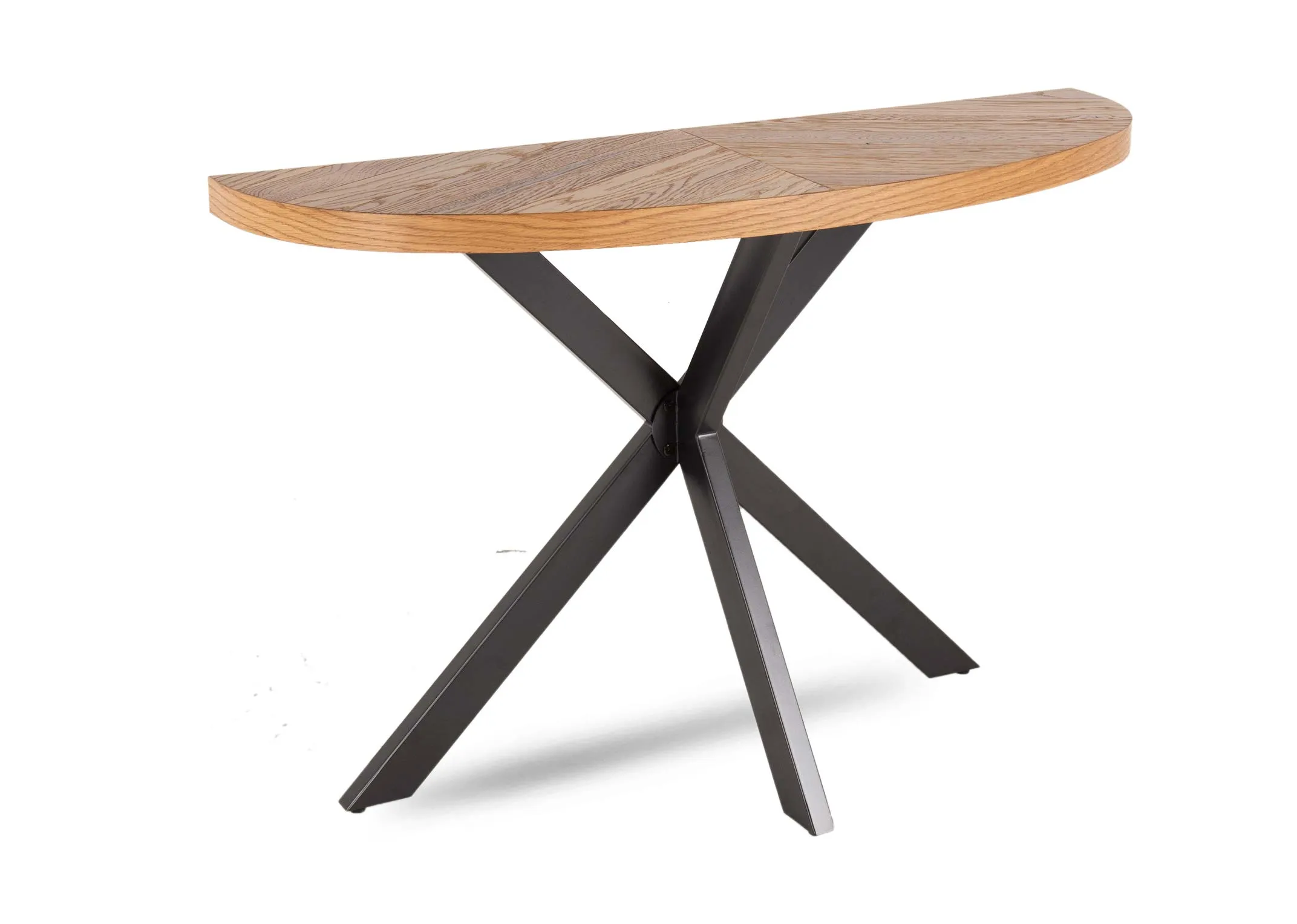 200cm Oval Rustic Oak Dining Table - Ellipse - EZ Living Furniture