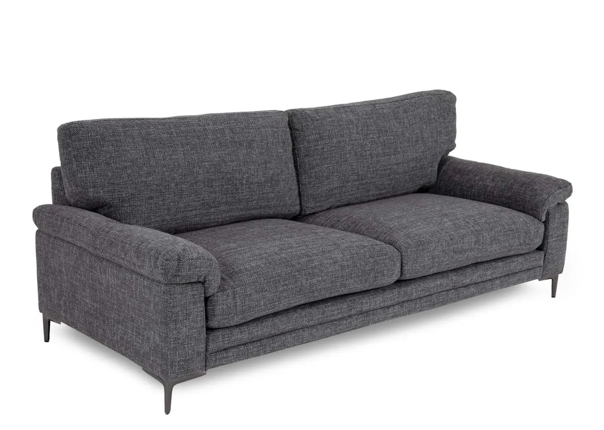 3 Seater Grey Fabric Sofa - Cameron - EZ Living Furniture