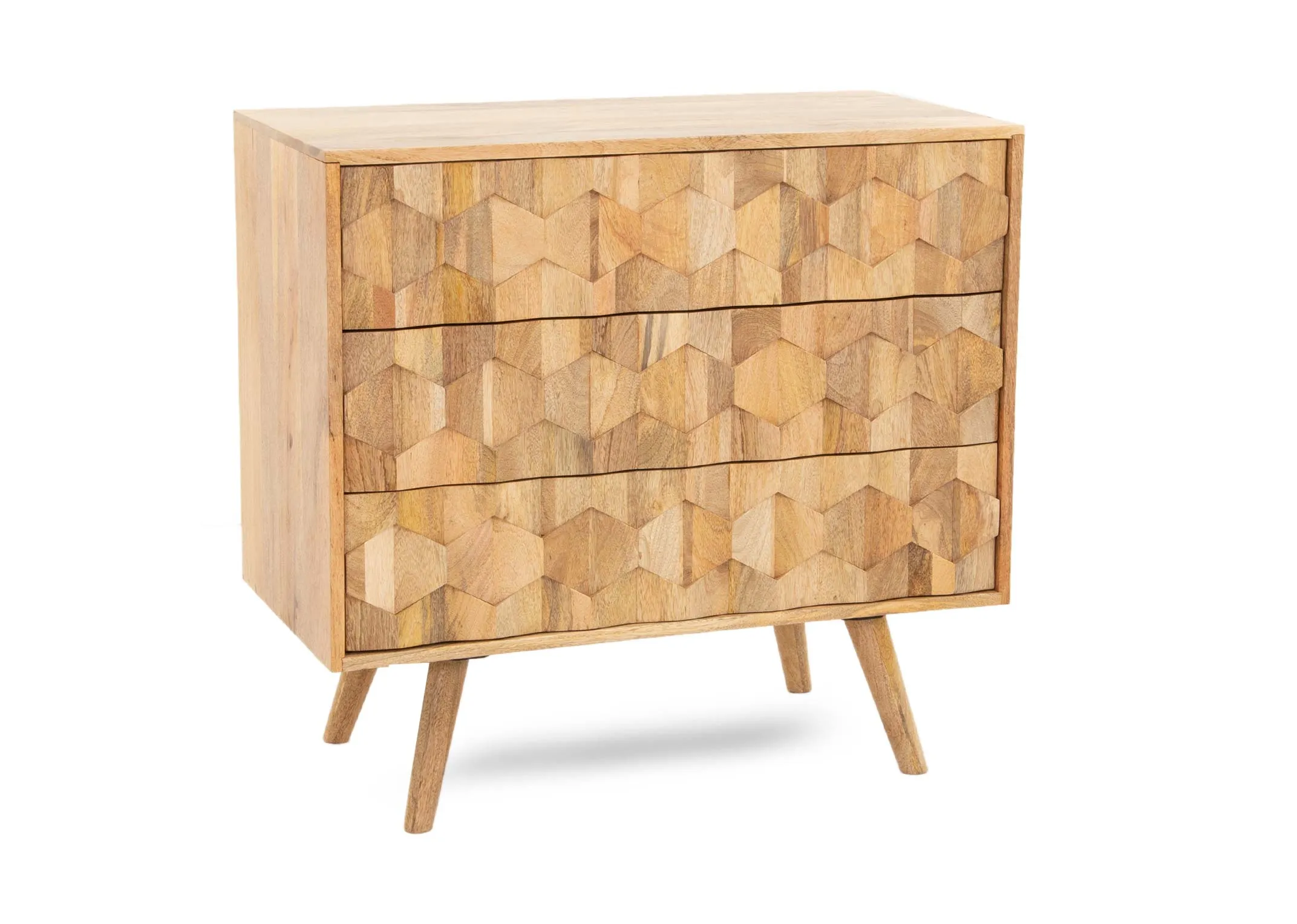 2 Drawer Mango Coffee Table - Cologne - EZ Living Furniture