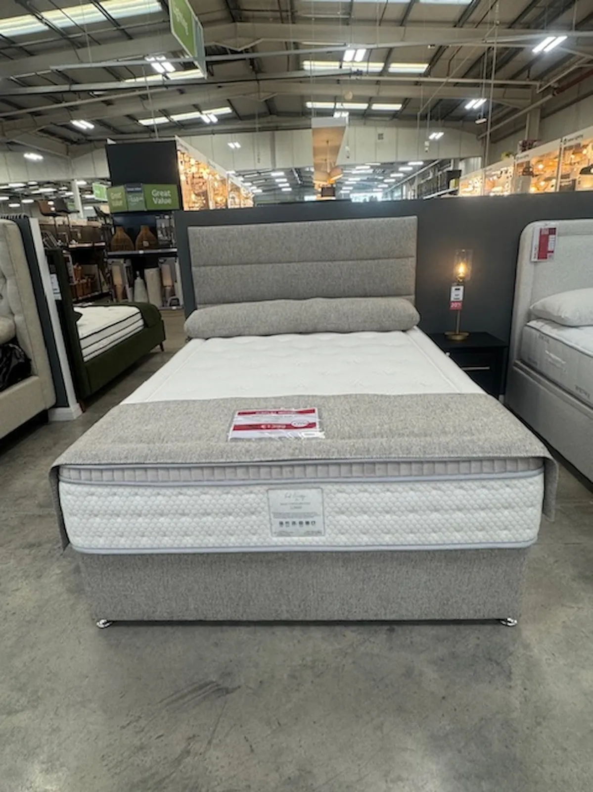 Modena 5ft Headboard & Florence 5ft Base & Rian Therapeutic 5,000 ...